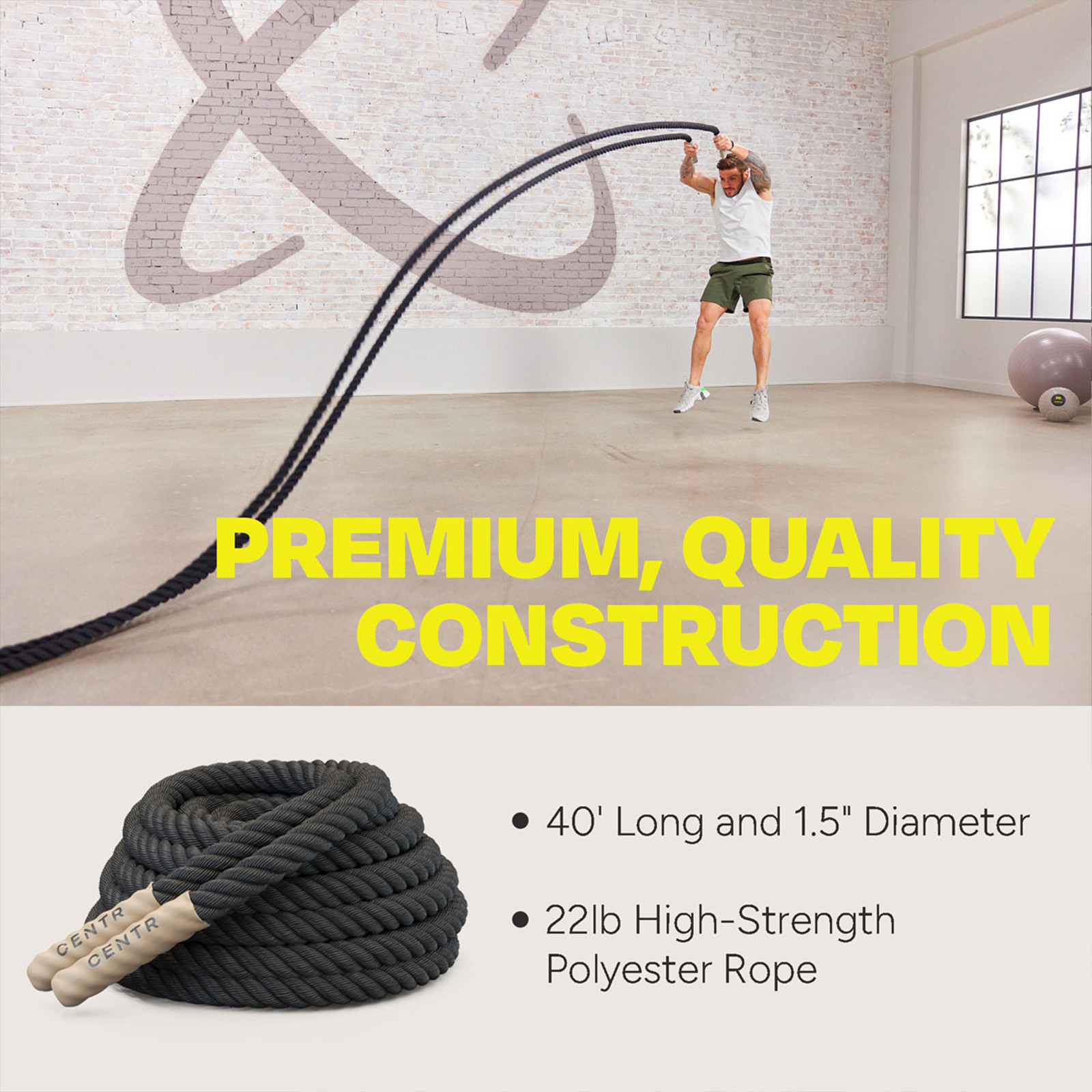 Centr Battle Rope - Shop Now - Fitshop