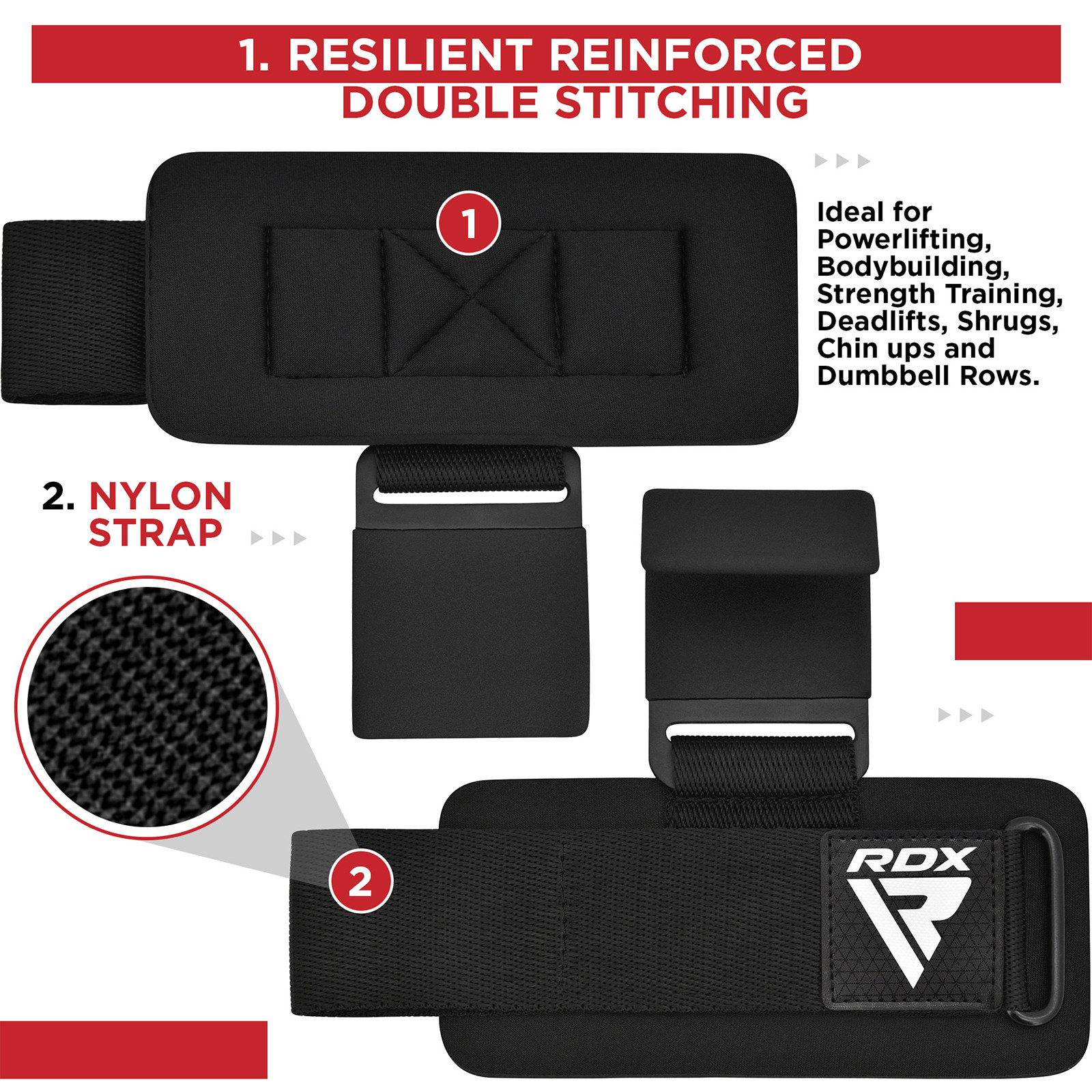 RDX Hook Straps - Shop Now - Fitshop